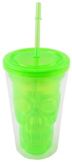 Plastový pohár ve tvaru lebky 500ml 52958