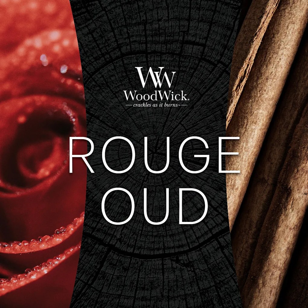 WoodWick svíčka Rouge Oud Velikost: střední 275 g