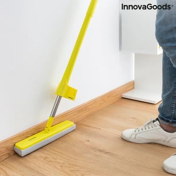 Samoždímací mop s houbou, suchý a mokrý 2 v 1 Wringop InnovaGoods