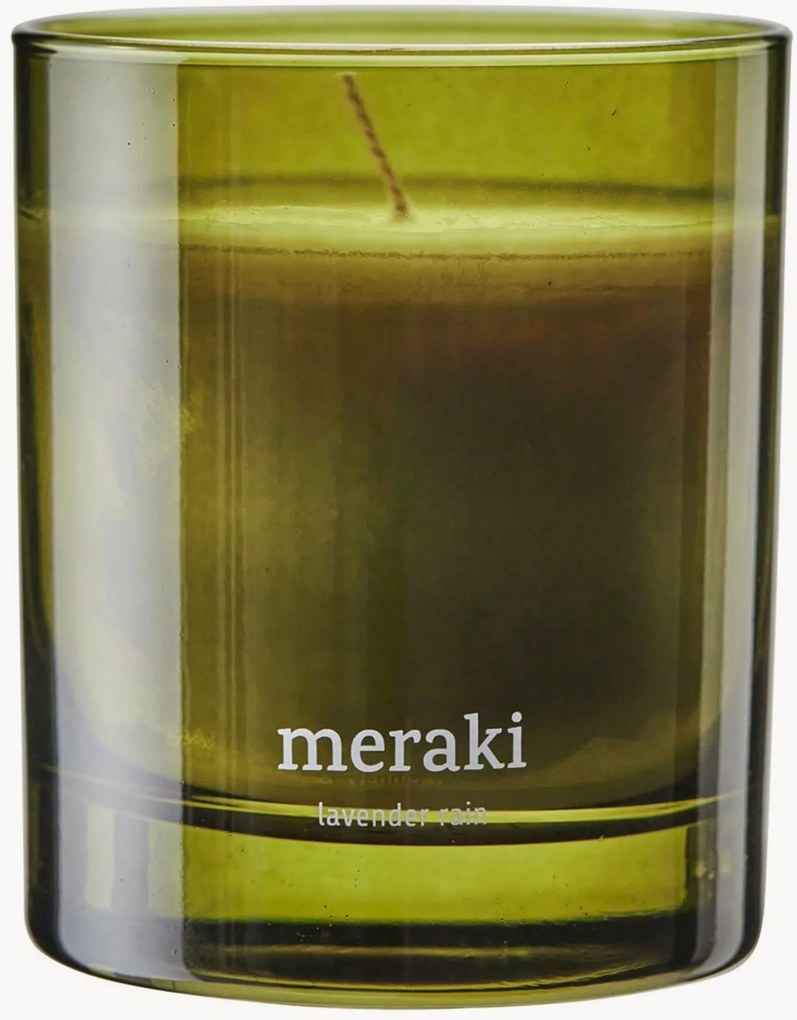 Vonná svíčka Lavender rain (geranium, eukalyptus, pačuli)