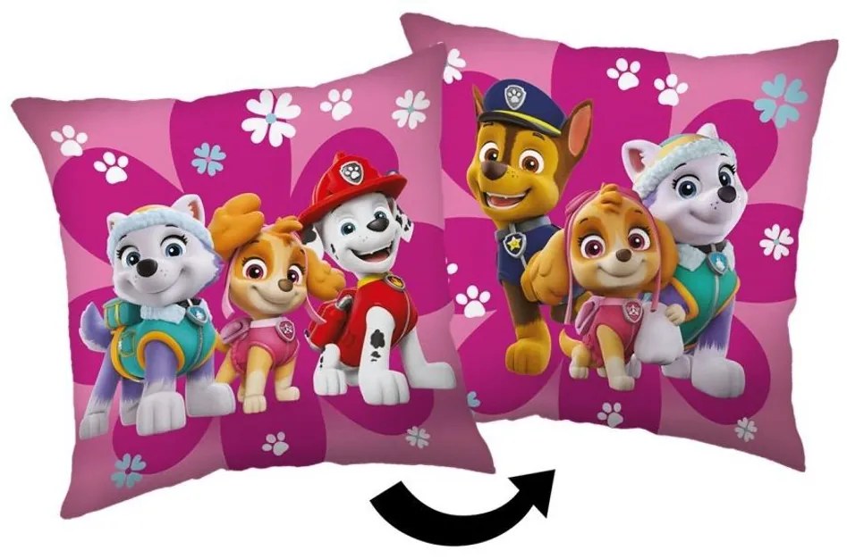 Polštářek Paw Patrol Flowers Polyester, 40/40 cm