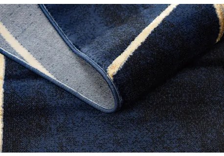 Dywany Luszczow Kusový koberec EMERALD EXCLUSIVE 1022 geometrický tmavě modrý / zlato Rozměr koberce: 280 x 370 cm