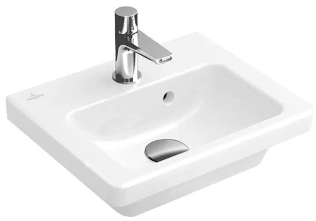 Umývátko Villeroy & Boch Subway 2.0 otvor pro baterii uprostřed 73173701