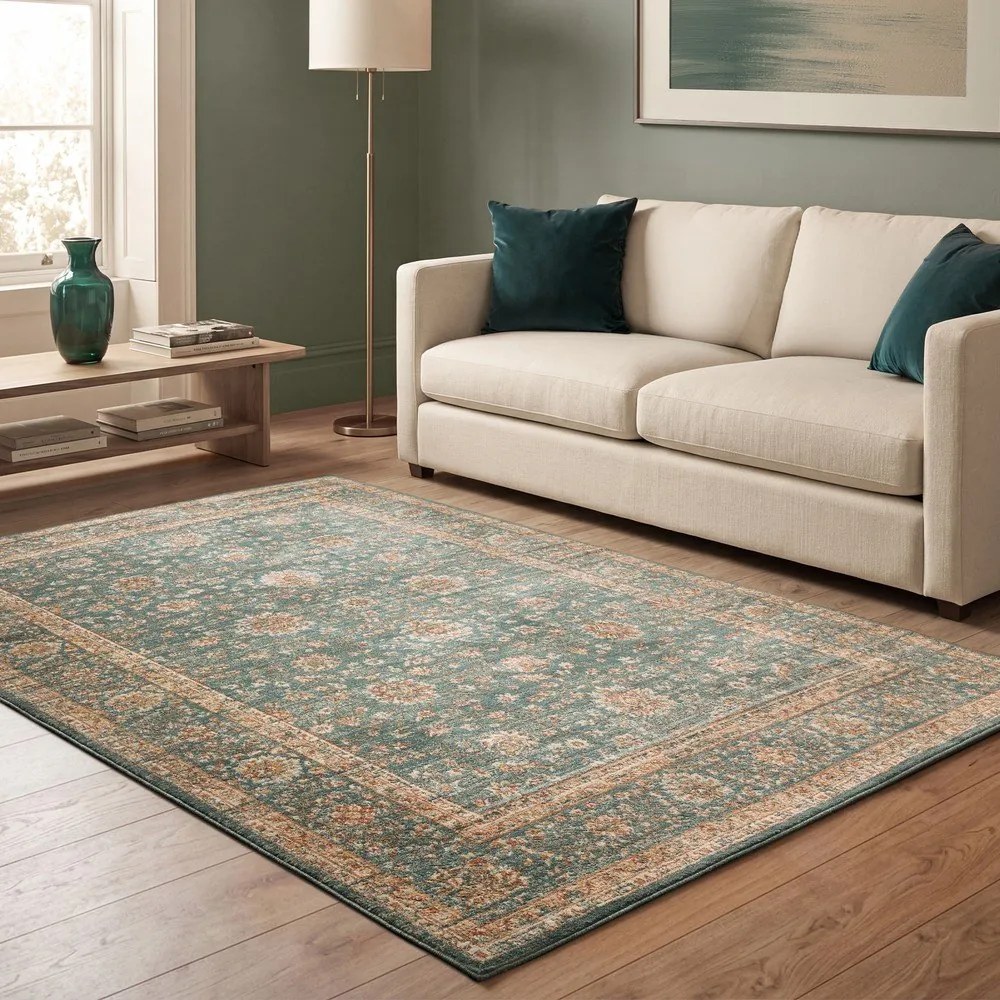 Koberec v petrolejové barvě 120x160 cm Raja – Asiatic Carpets