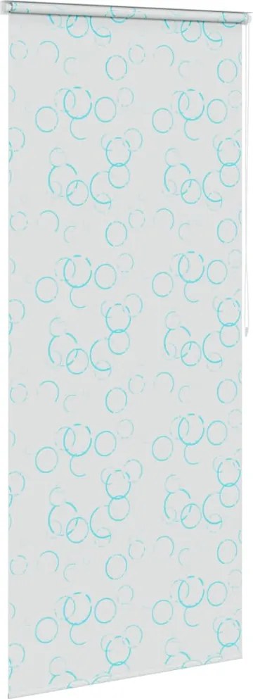 Sprchová roleta 80 x 240 cm bublinkový vzor 142865