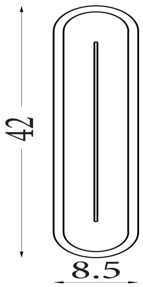 Searchlight 55910SB - LED Stm nástěnné svítidlo COUPER LED/14W/230V 3000K