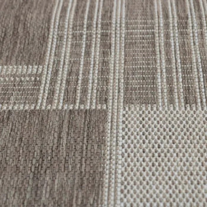 Vopi | Kusový koberec Flat 20632 coffe/natural - 140 x 200 cm