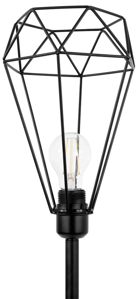 Toolight, podlahové stojící svítidlo Reno 300216 1xE27, černá, OSW-04878
