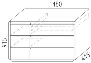 Postel Florencia, čelo oblé čalouněné 180 Domestav F123 Materiál: Buk cink, Povrchová úprava: Moření