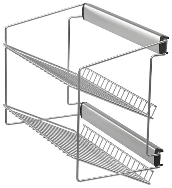 In-Design Úložný dvoupatrový koš Barva koše: antracitová