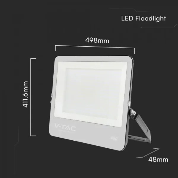 LED Reflektor LED/300W/230V 4000K IP65 černá