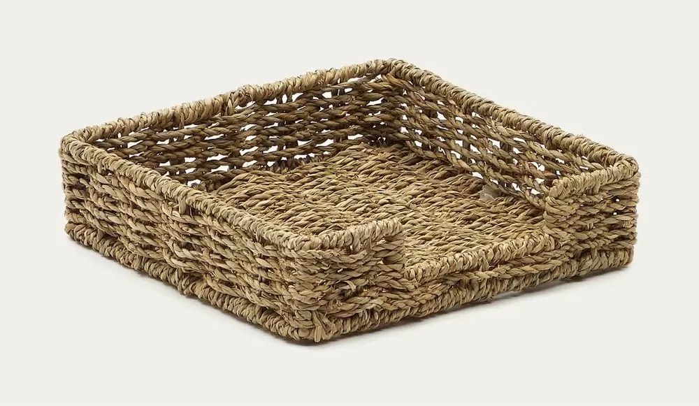 Držák na ubrousky z mořské trávy Tossa – Kave Home