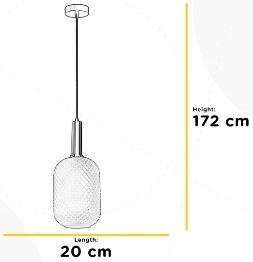 ONLI - Lustr na lanku PIGNA 1xE27/15W/230V