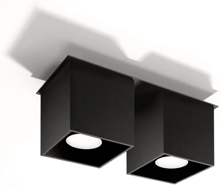 Sollux Lighting Stropní svítidlo QUAD 2 Černá