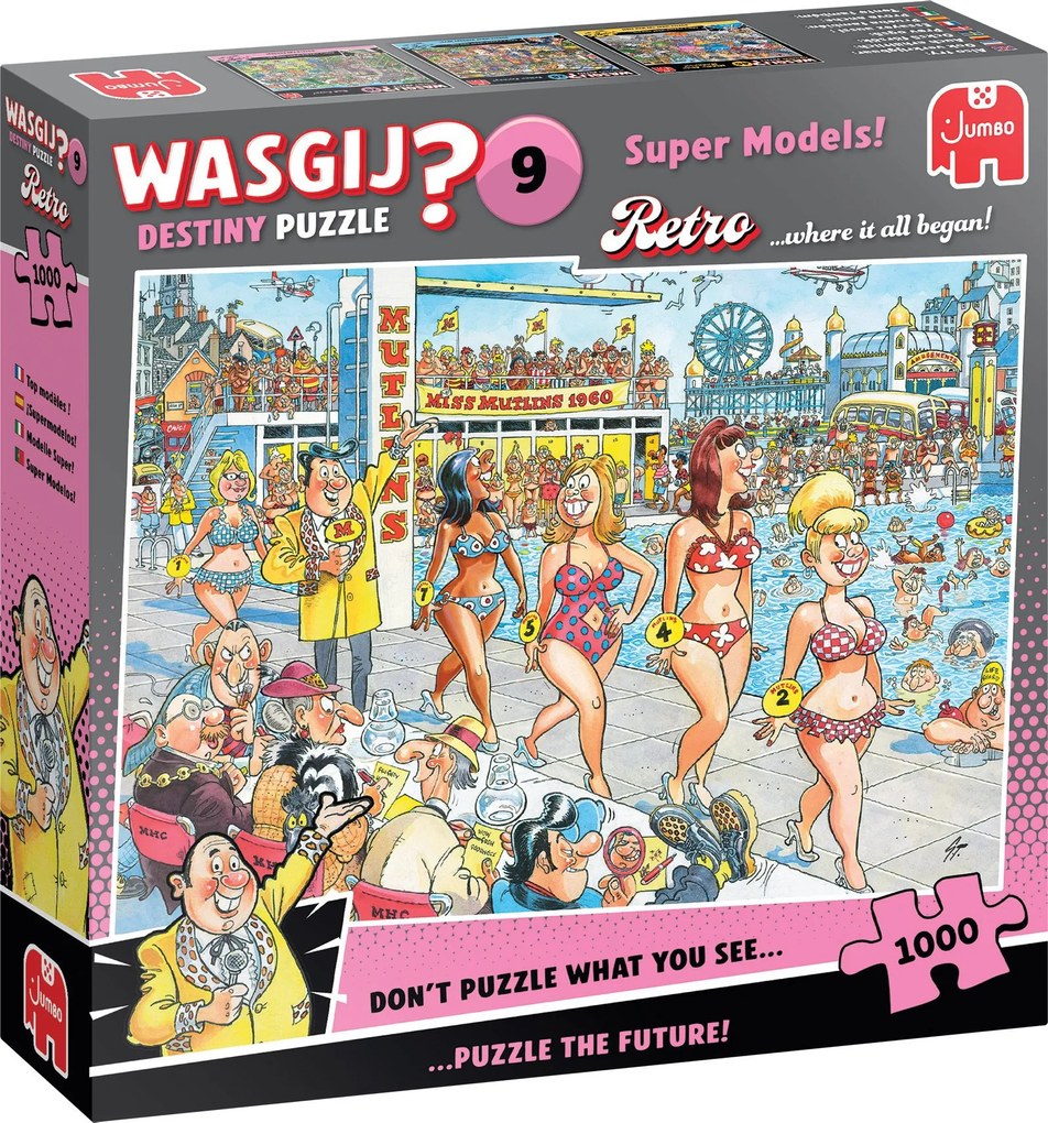 Jumbo puzzle wasgij destiny 9: super modelky 1000 dílků