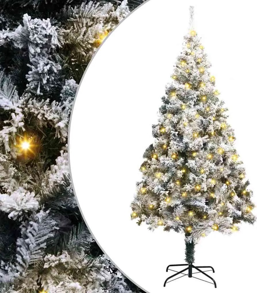 Umělý vánoční stromeček Bílá 180 cm PVC, ocel a plast 3396958