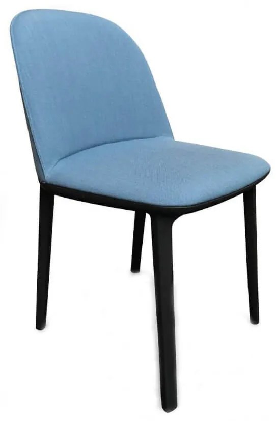 Výprodej Vitra designová židle Softshell Chair (látka světle modrá)