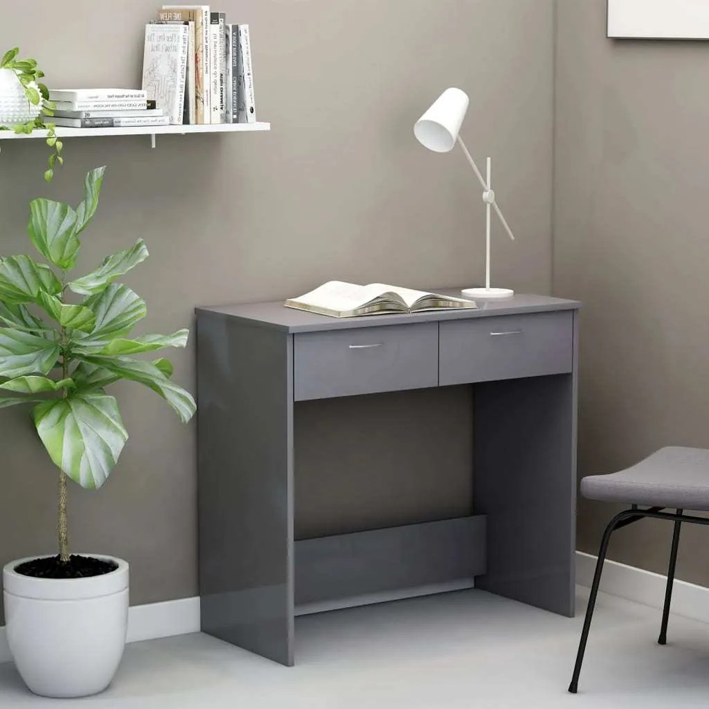 vidaXL Psací stůl 80 x 40 x 75 cm dřevotříska [801356] Barva: Betonová šedá