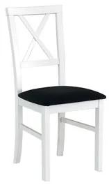 Jídelní židle MILANO 4 Bílá Tkanina 2
