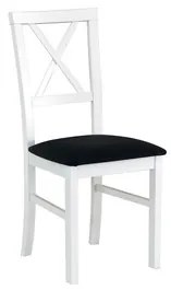 Jídelní židle MILANO 4 Bílá Tkanina 28B