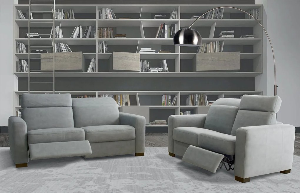 Pregio Italia sofa&relax Stylová luxusní sedačka ZAK Provedení: 2 místná, Vzorník látek: tekno fibra 06 light grey