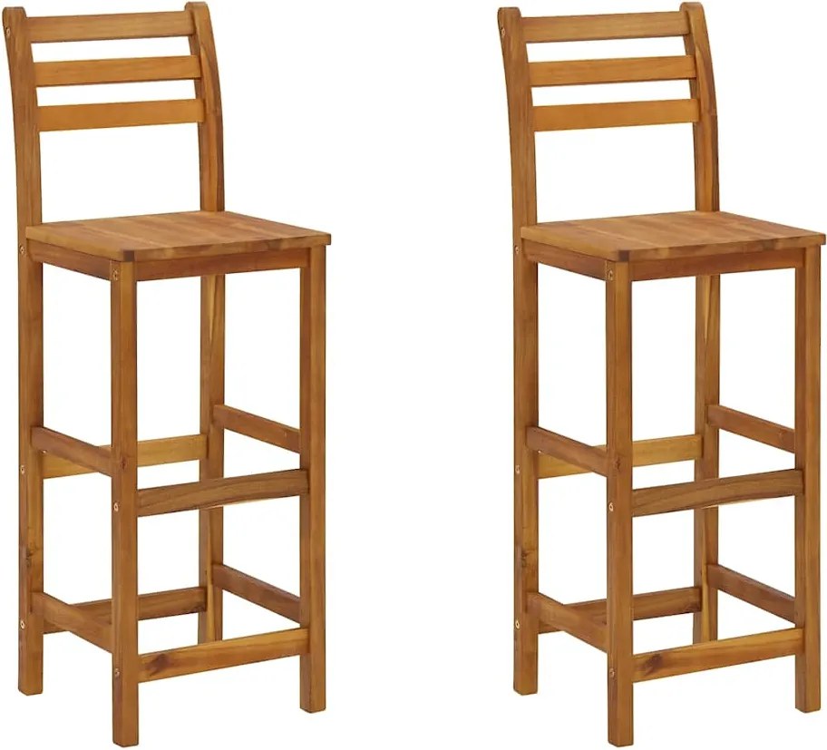3dílný zahradní barový set masivní akáciové dřevo 3154390
