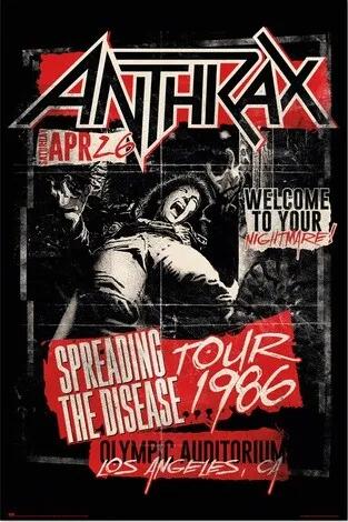 Plakát, Obraz - Anthrax - Spreading the Disease, (61 x 91.5 cm)