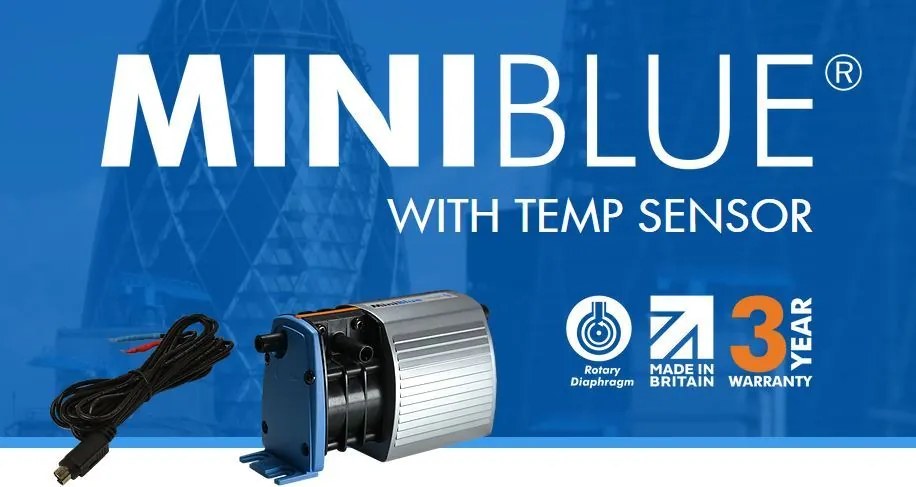 OEM Čerpadlo kondenzátu Charles Austen Mini Blue Temp Sensor kapacita 8l/hod, max. výtlak 8 m (kanál, strop, vzdálené umístě [775226]