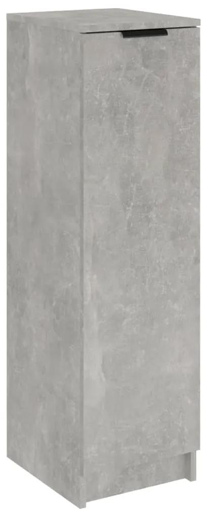 vidaXL Botník betonově šedý 30 x 35 x 100 cm kompozitní dřevo