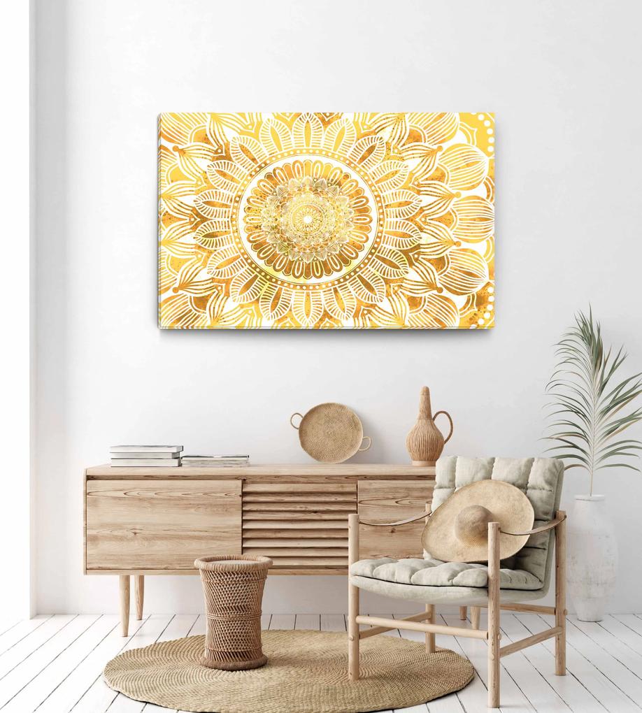 Obraz mandala slunce Velikost (šířka x výška): 45x30 cm