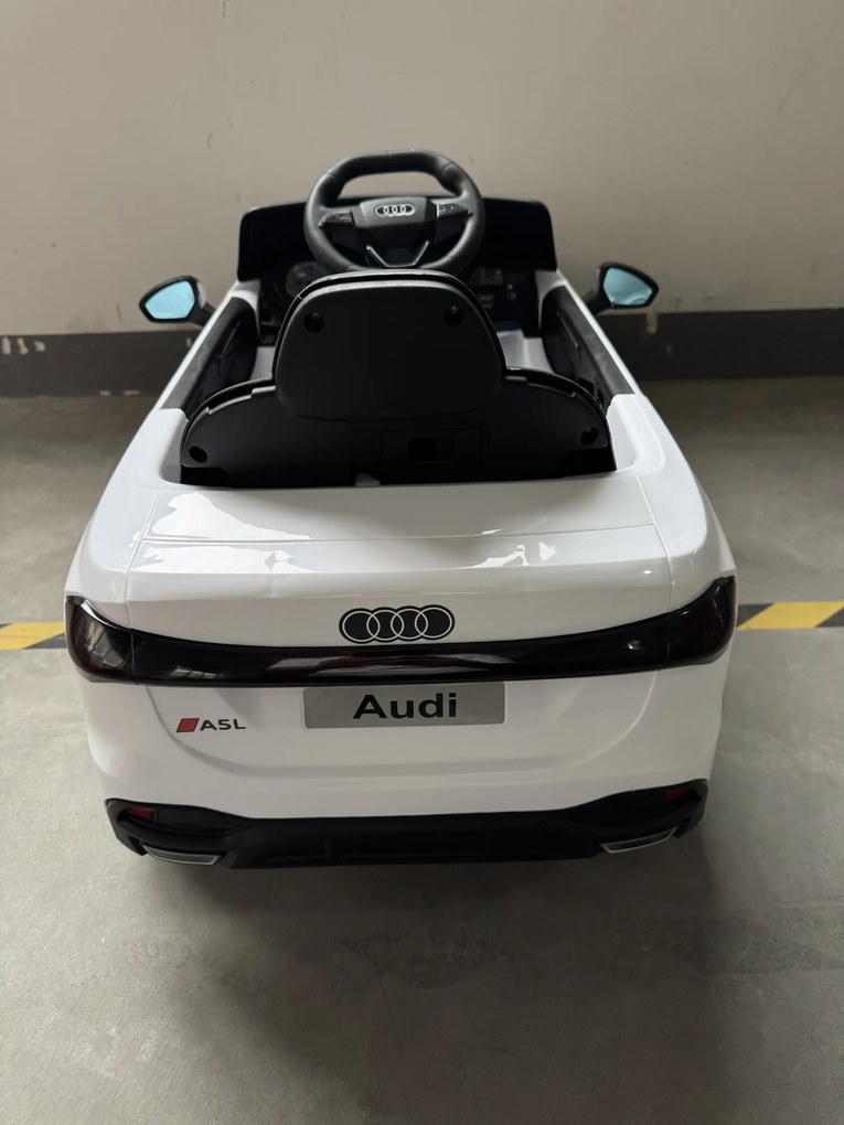 AIYAPLAY Elektrické dětské auto 12V Audi A5L s dálkovým ovládáním, lithiová baterie, 2 motory, dálkové ovládání, růžová