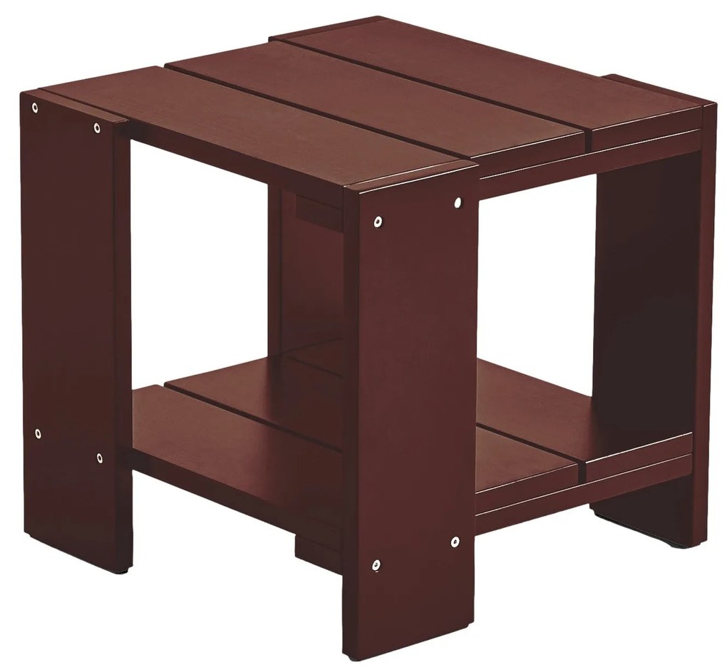 HAY Zahradní stolek Crate Side Table, Iron Red