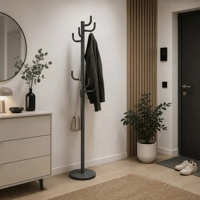 Stojanový věšák šedý 80609-06 GREY