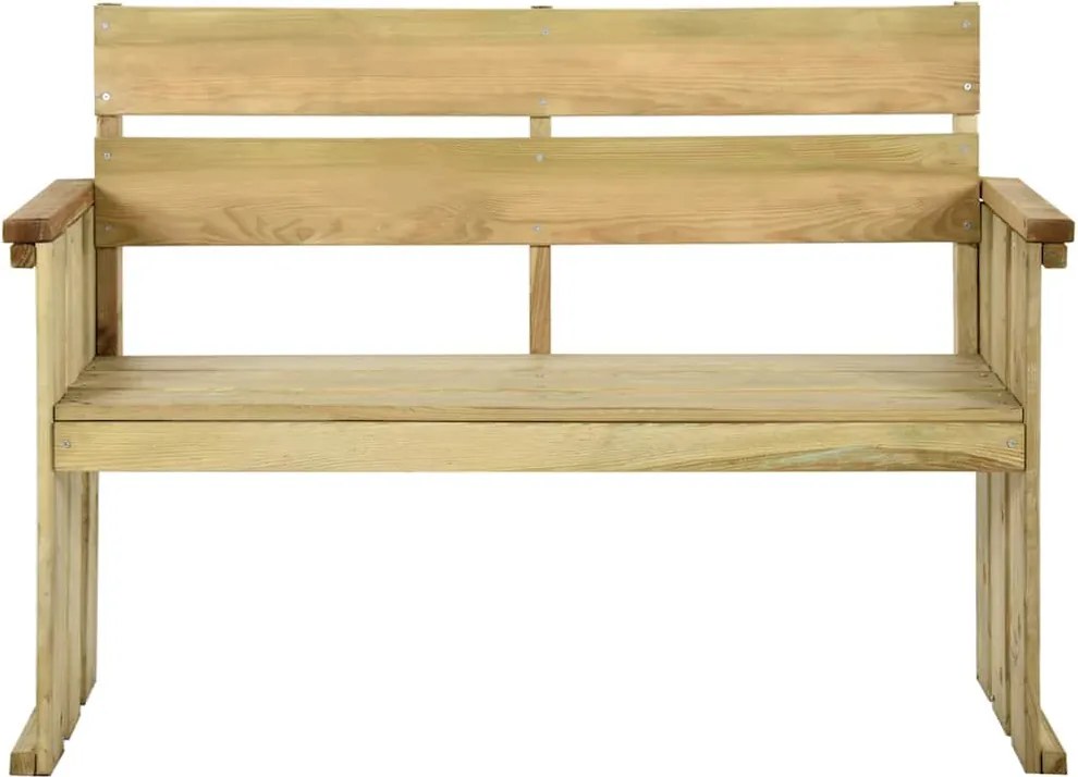 Zahradní lavice 121 cm impregnované borové dřevo 318407