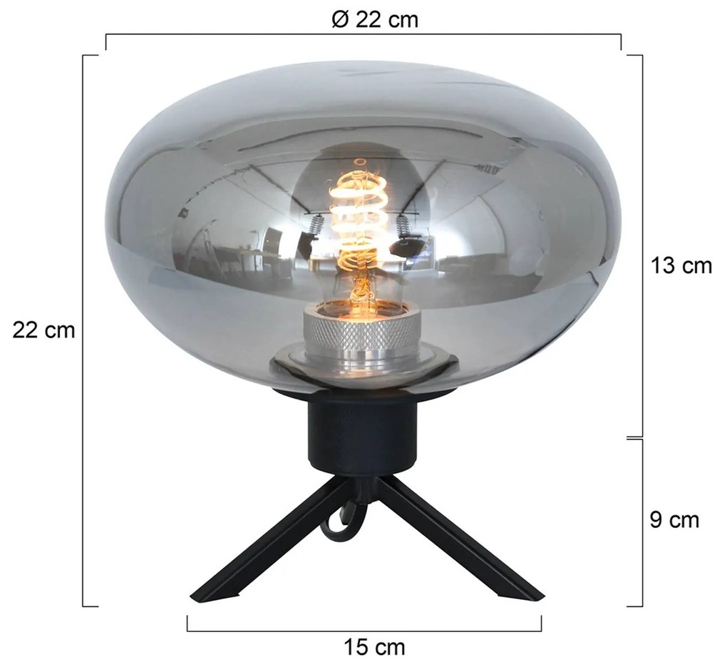 Stolní lampa Reflexion, Ø 22 cm