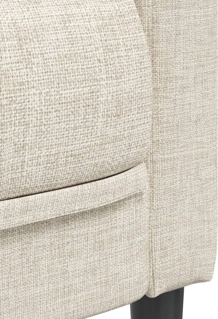 2dílná sedací souprava krémová textil 3209245