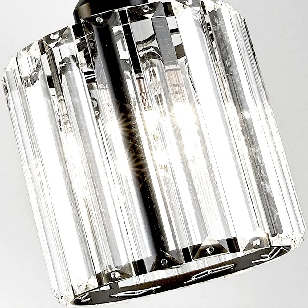 Toolight - ELEGANCE LAMPA SUFITOWA APP210-3CPR KRYSZTAŁ SREBRNA, OSW-08552