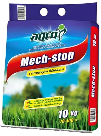 Přípravek proti mechu AGRO Mech Stop 10kg - pytel