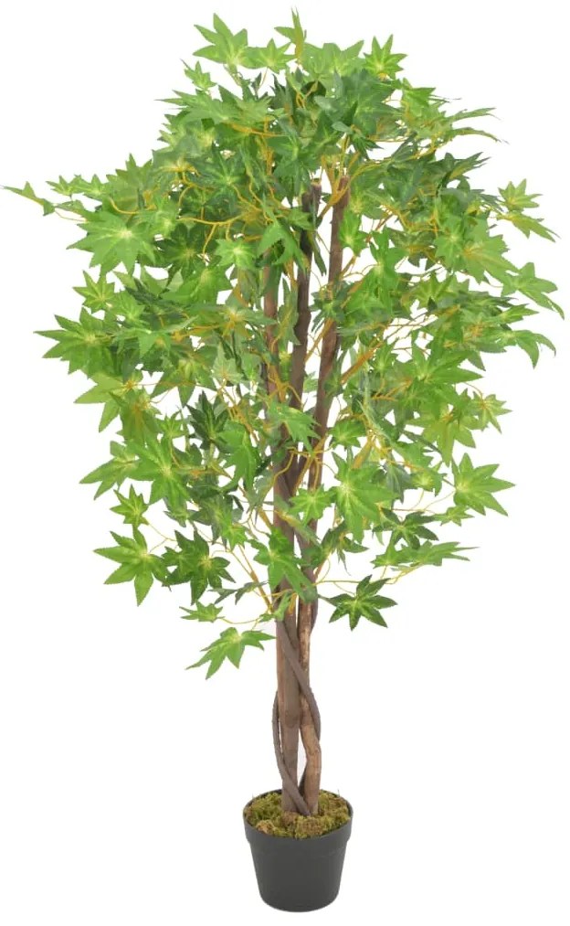 Umělá rostlina javor s květináčem zelená 120 cm 280196