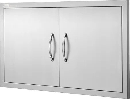 BBQ přístupová dvířka, 863 × 482 mm dvojitá venkovní kuchyňská dvířka