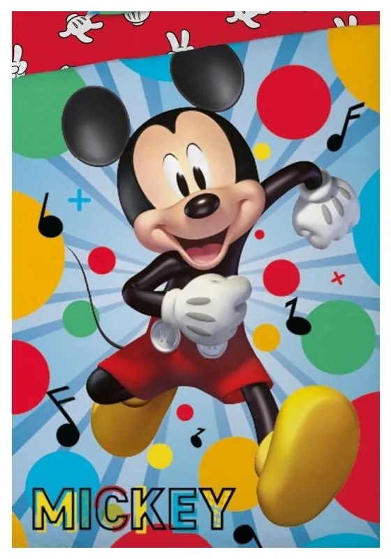 TipTrade Bavlněné povlečení 140x200 + 70x90 cm - Mickey Mouse taneční párty