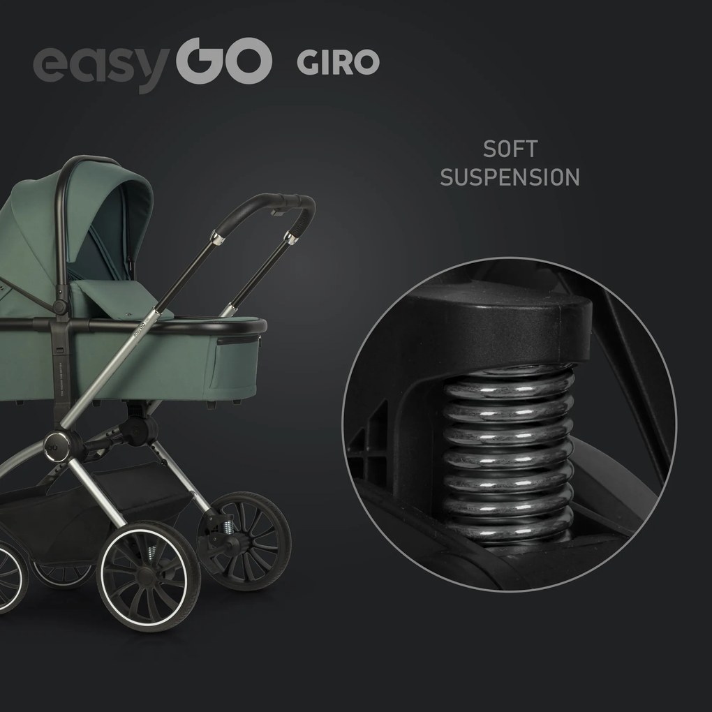 Kombinovaný kočárek EasyGo Giro 2v1 Sage Green