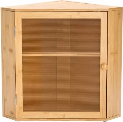 Rohový chlebník na kuchyňskou linku VEVOR, 320x320x425 mm – Přírodní barva dřeva