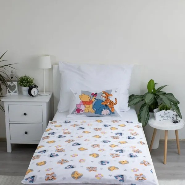 Jerry Fabrics Povlečení do postýlky WTP Stars baby 100x135, 40x60 cm