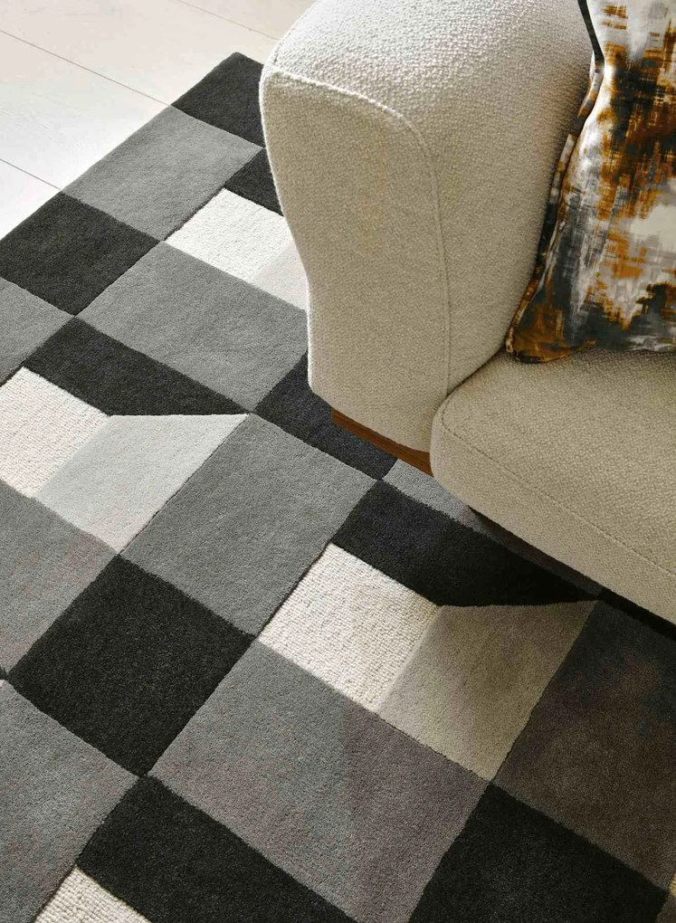 Brink&Campman Harlequin Blocks slate 141904 200x280cm grey