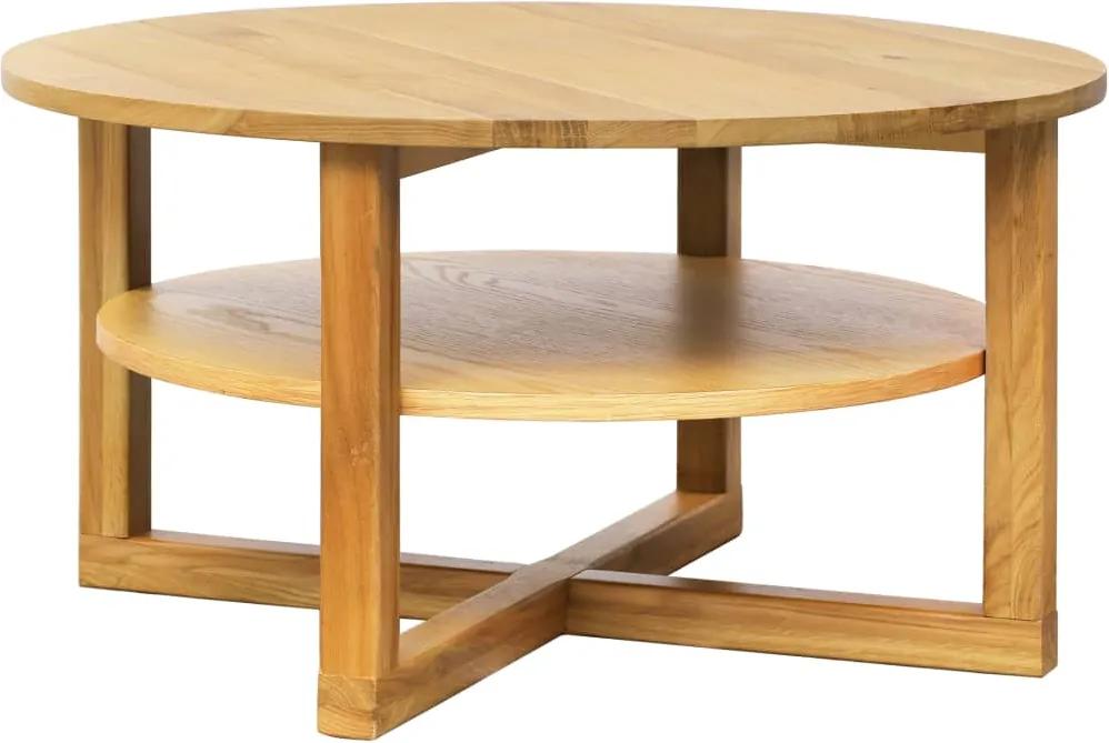 Konferenční stolek - masivní dubové dřevo | 75x40 cm