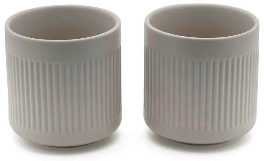 Šedé porcelánové šálky v sadě 2 ks 300 ml Skagen – Bredemeijer