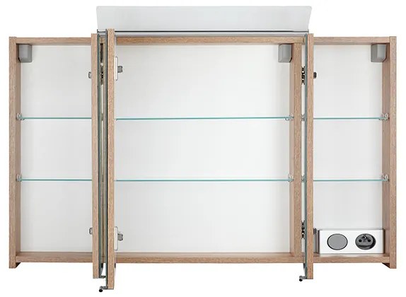 Comodo Zrcadlová skříňka závěsná s LED osvětlením Luisa CA 100 ZS