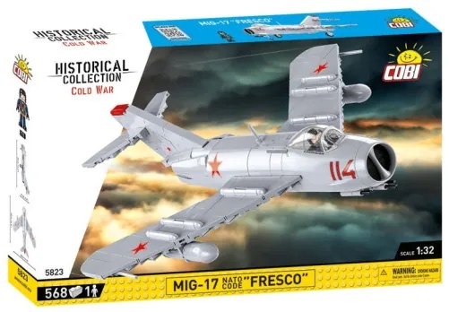 Cobi 5823 Cold War MIG-17 FRESCO, 1:32, 568 kostek