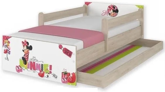 MAXMAX Dětská postel MAX se šuplíkem Disney - MINNIE I 160x80 cm